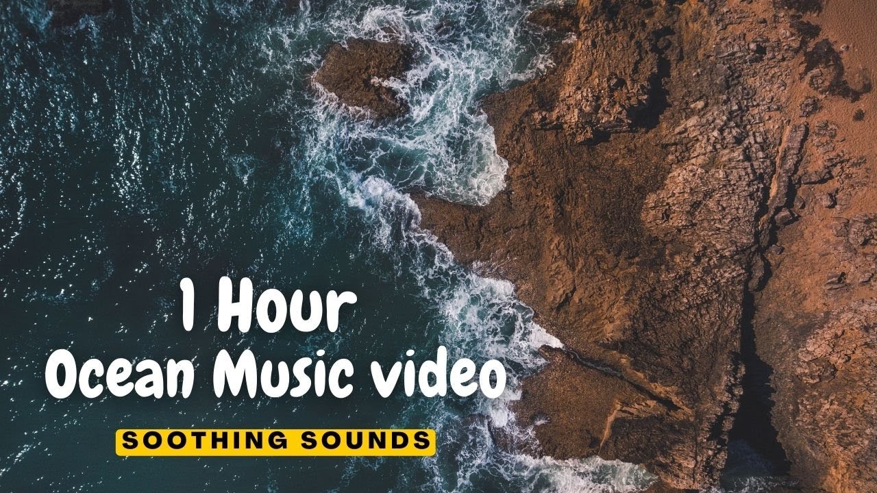 Relaxing Music with 4K Ocean Waves: Beautiful Piano, Sleep Music ...