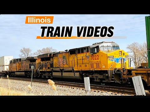 Epic Illinois Railfanning Train Videos: Amtrak, BNSF, CN, & UP - YouTube