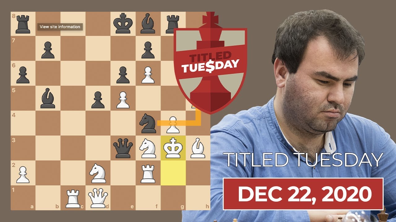 3 Way Tie for First in Titled Tuesday! - YouTube