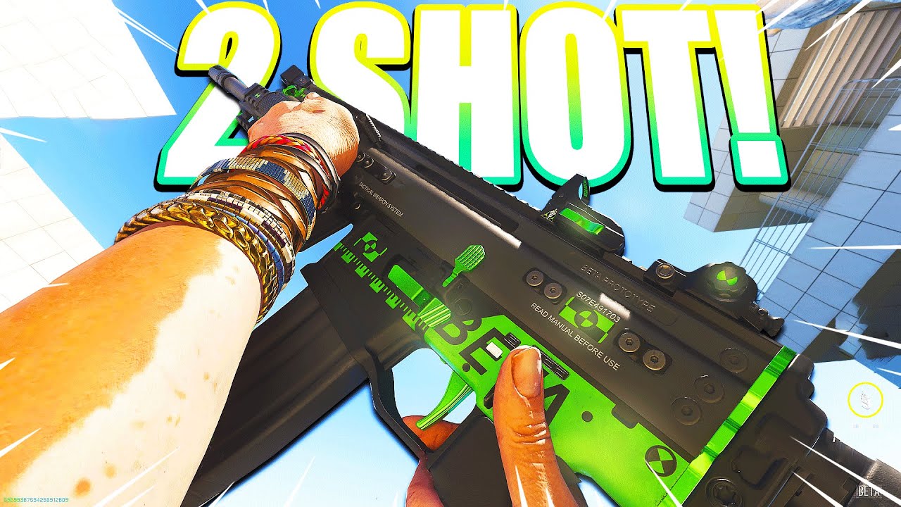 The *2 SHOT* SCAR is BROKEN! (BEST TAQ-56 CLASS MW2) - YouTube