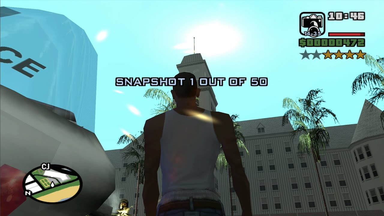 How to take Snapshot #2 at the beginning of the game - GTA San Andreas ...
