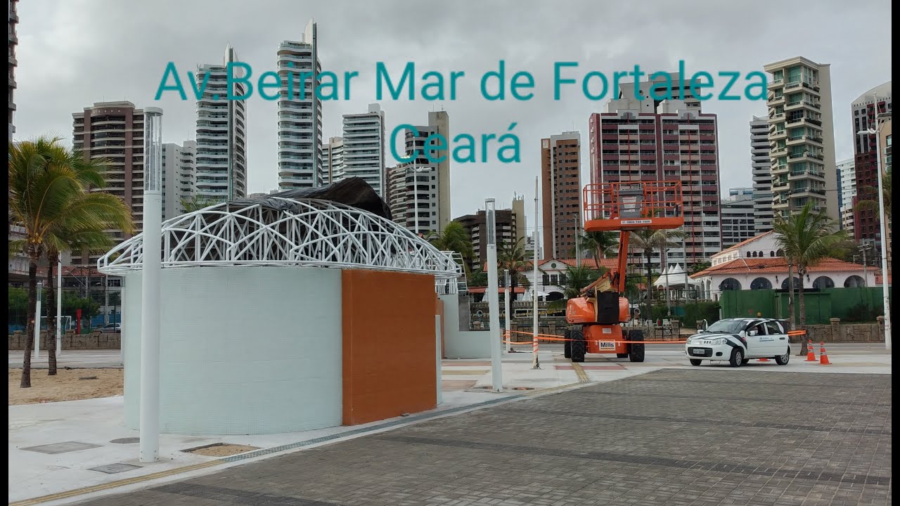 O Novo Calçadão da Avenida Beira Mar de Fortaleza Ceará hoje 03/02/21 ...