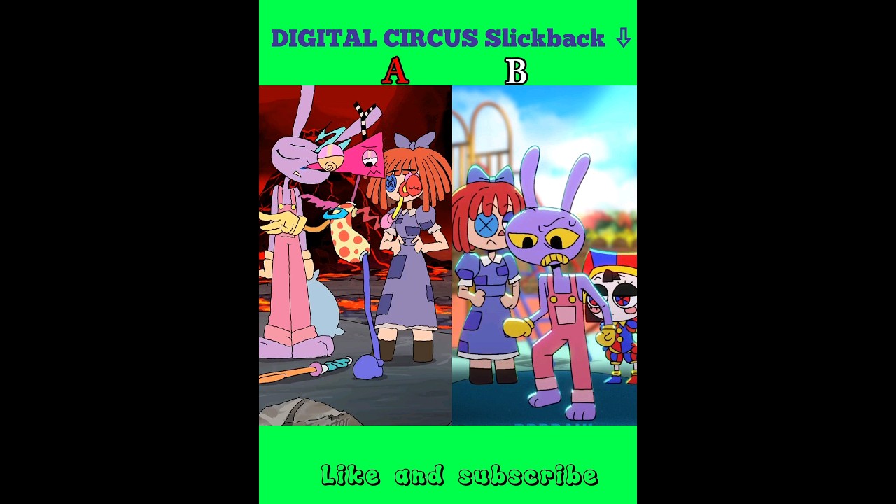 DIGITAL CIRCUS Slickback ♥ slickback #digitalcircus #tadc #2danimation ...