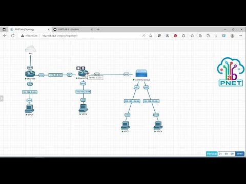 Tutorial PNETLab Routing Statis dan Inter-VLAN - YouTube