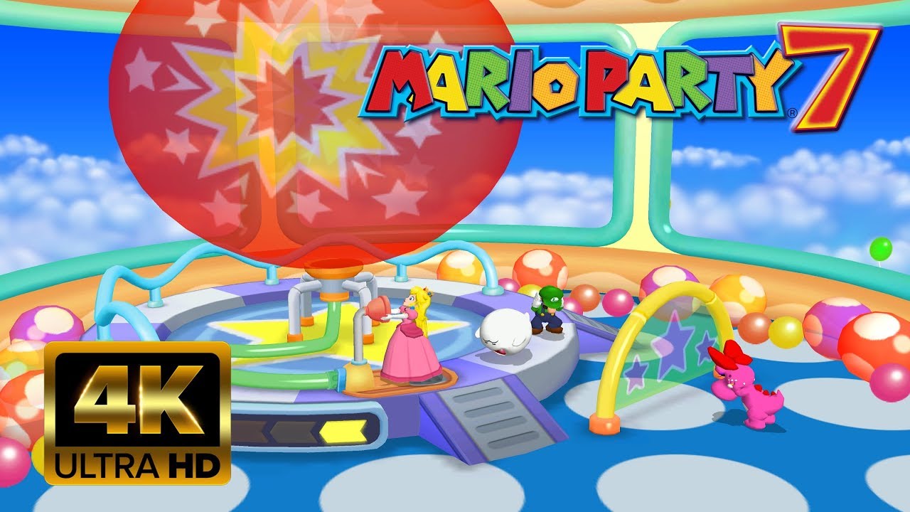Mario Party 7 - All 4-Player Mic Minigames [4K] - YouTube