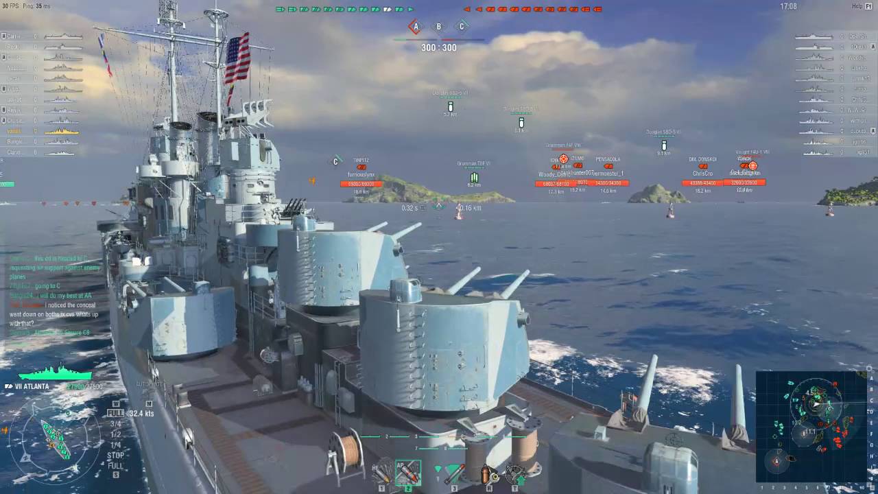 World of Warships - Air Defense - YouTube