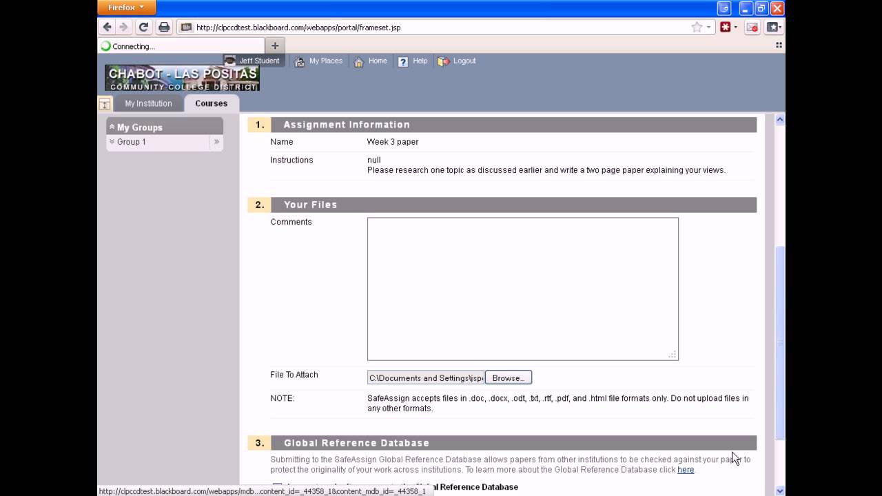 How to Submit a SafeAssignment - YouTube