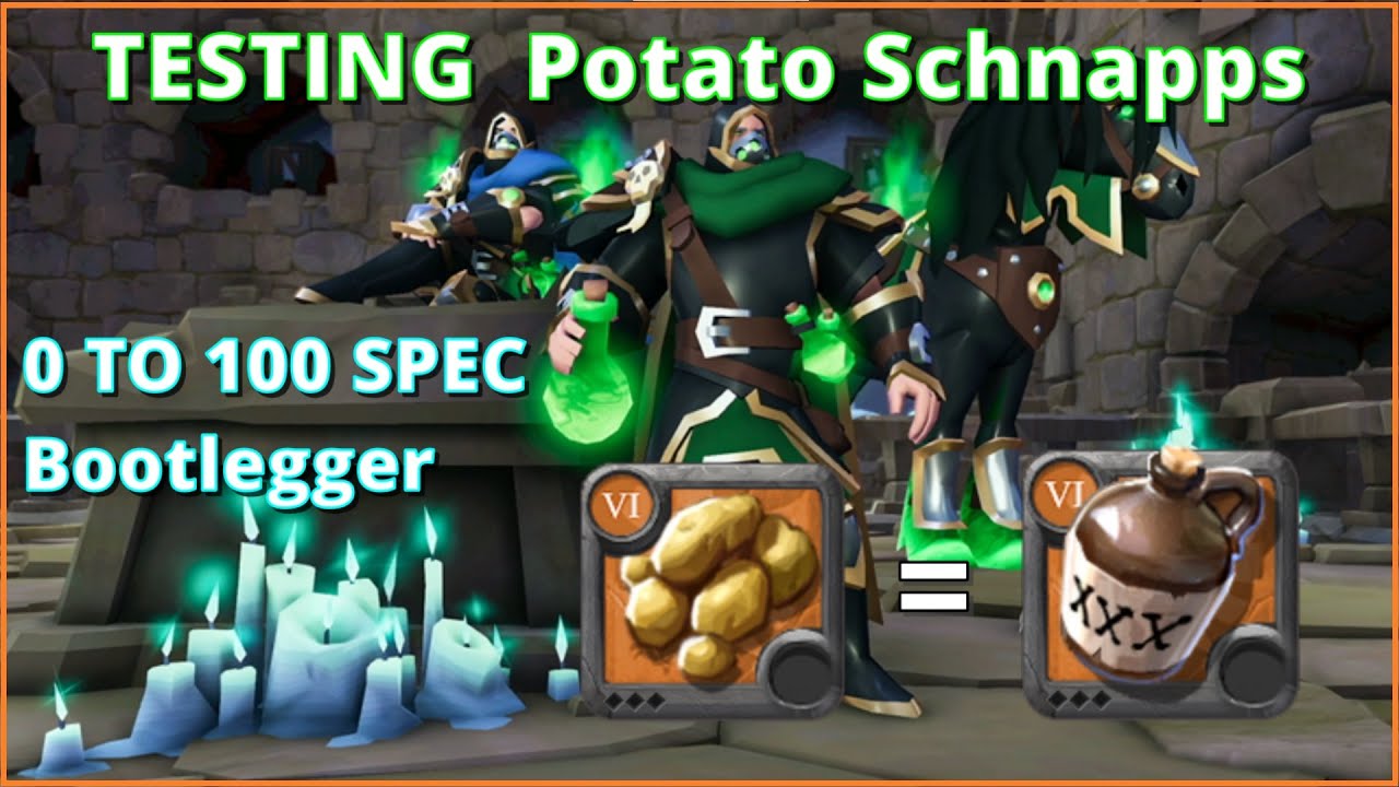 Alchemy Potato Schnapps 0 to 100 SPEC Albion Online - YouTube
