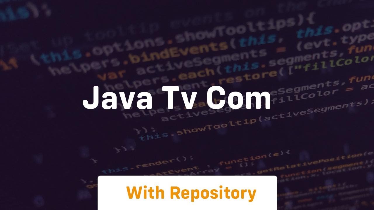 java tv com - YouTube