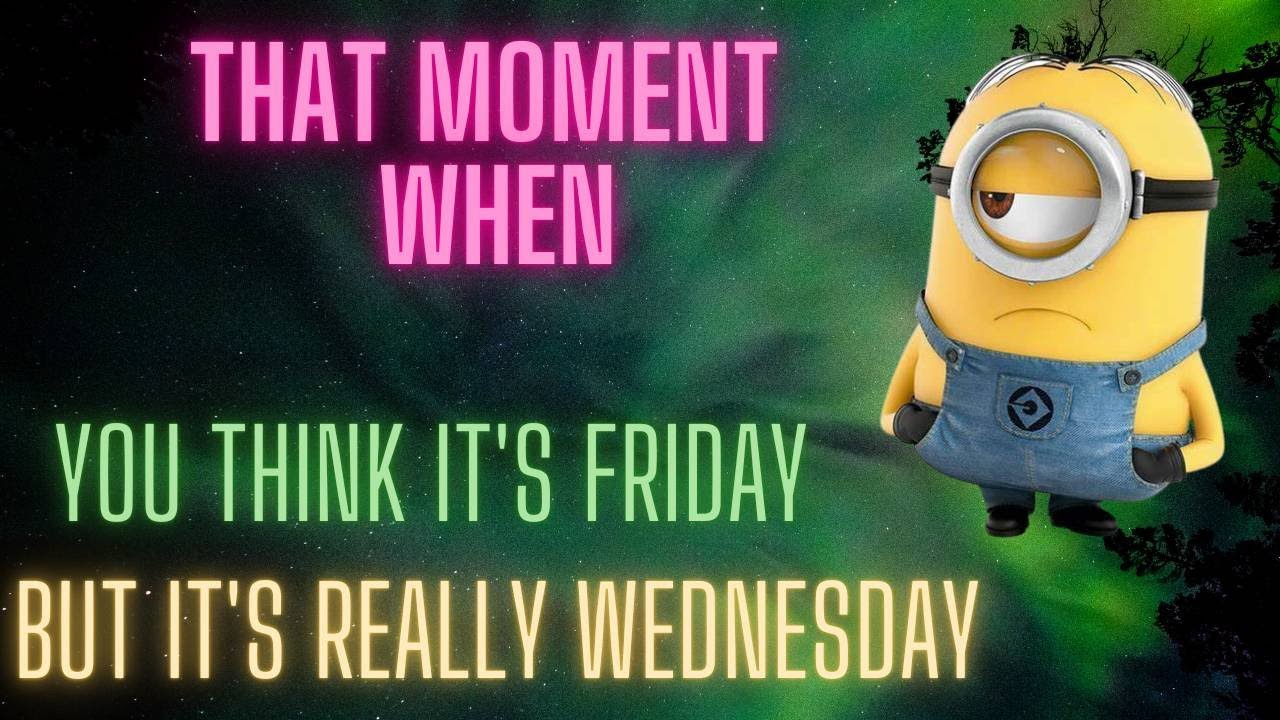 It's been a hectic week....and it's only Wednesday. - YouTube