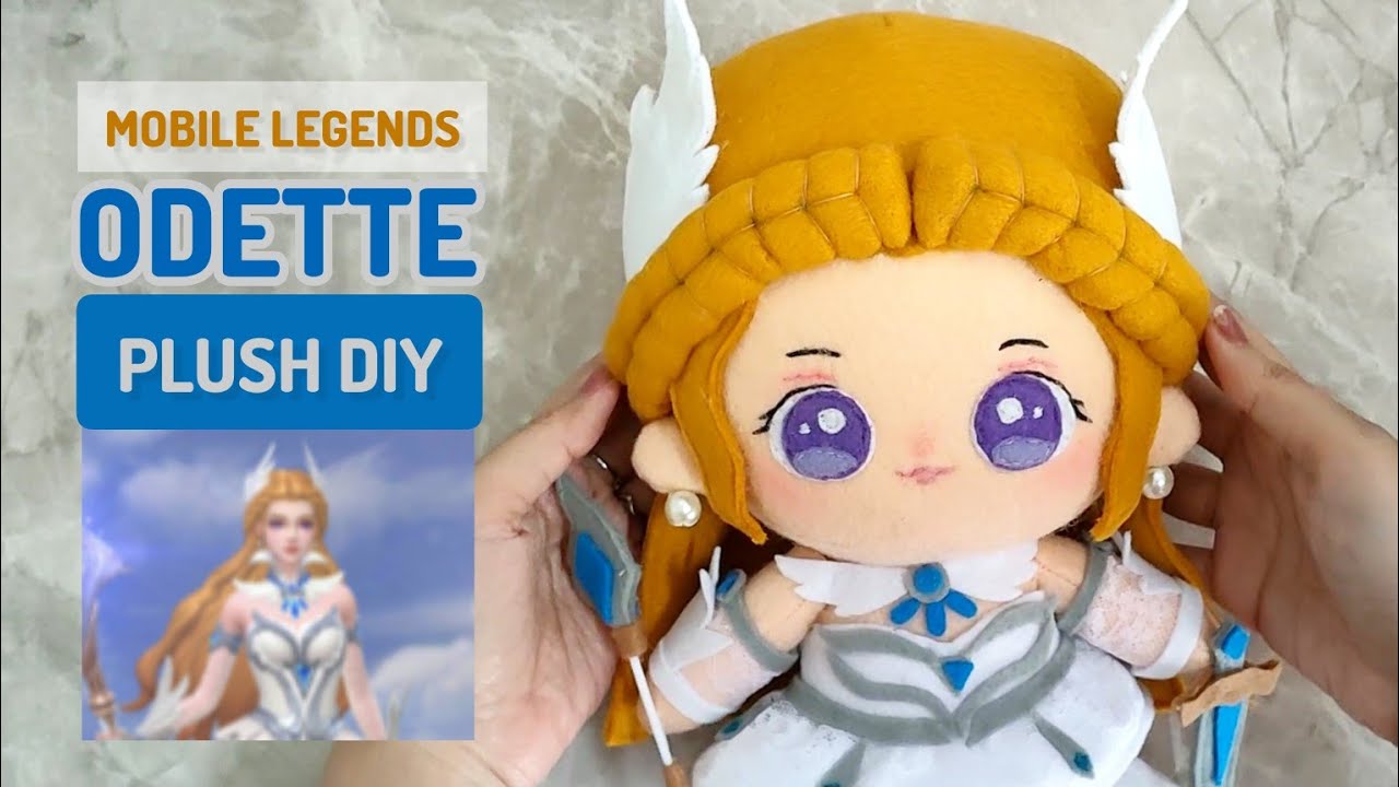 Plush Doll Tutorial with Braided Hair | Mobile Legends Odette Plush Tutorial - YouTube
