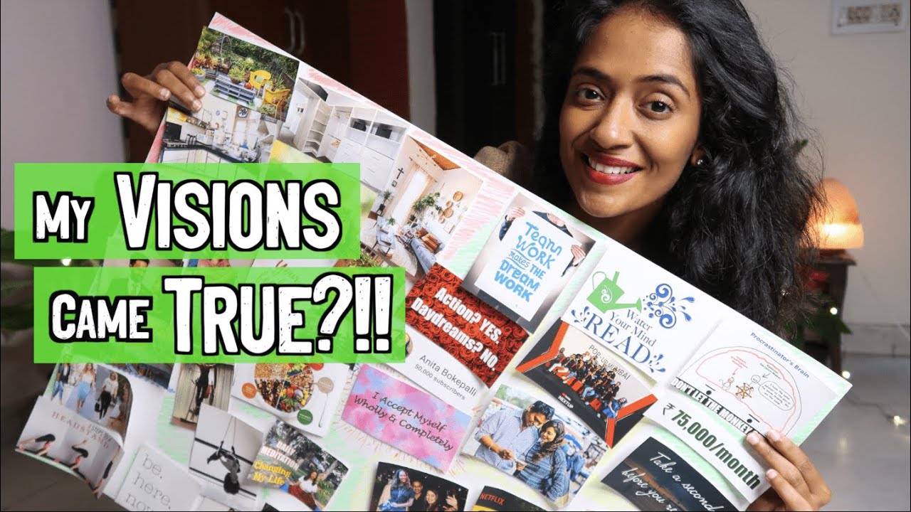 Do Vision Boards Work? Reviewing my 2020 vision board (interesting ...