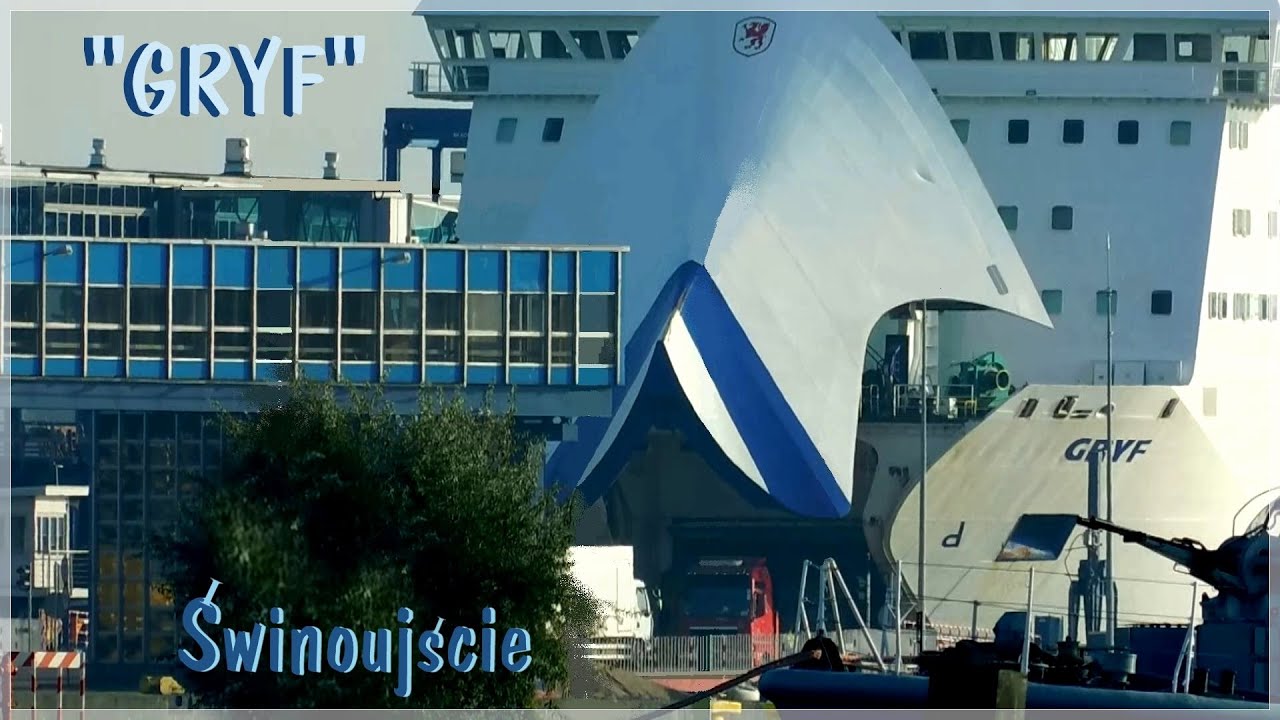 M\F "GRYF"- wejście do portu, cumowanie i rozładunek | M\F "GRYF ...