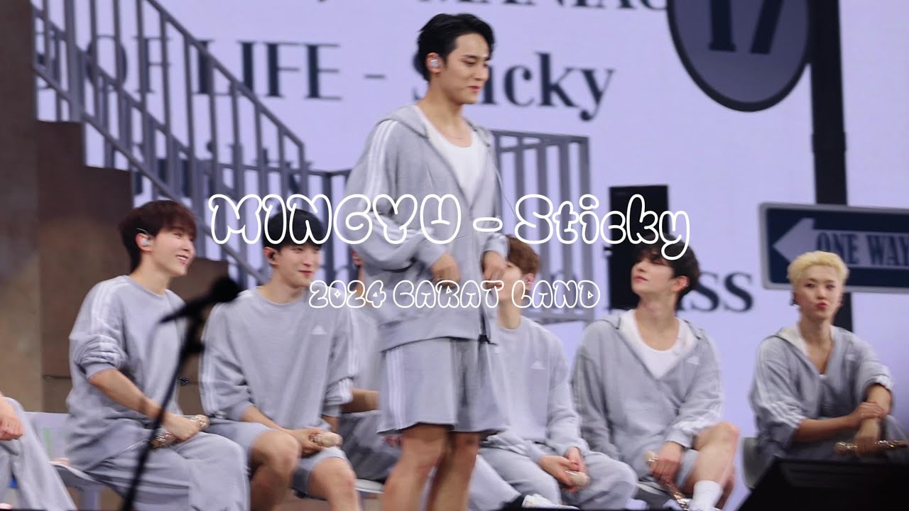 240723&240724 Carat Land 민규 직캠 MINGYU FOCUS 'Sticky' - YouTube