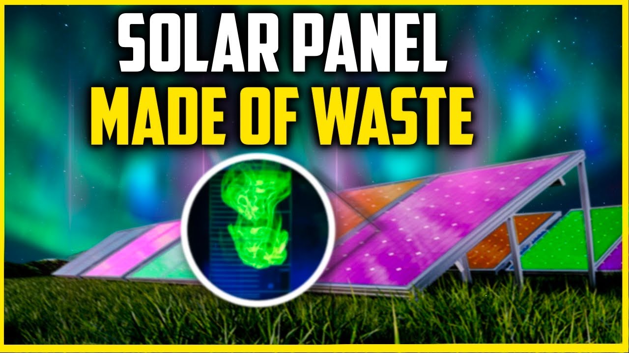Genius Solar Panel from Waste Operates without Sunlight! - YouTube