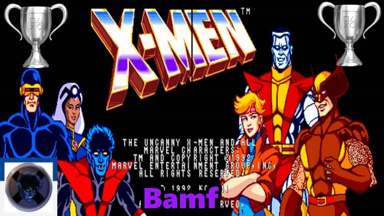 Xmen Arcade Game- Bamf Trophy - YouTube