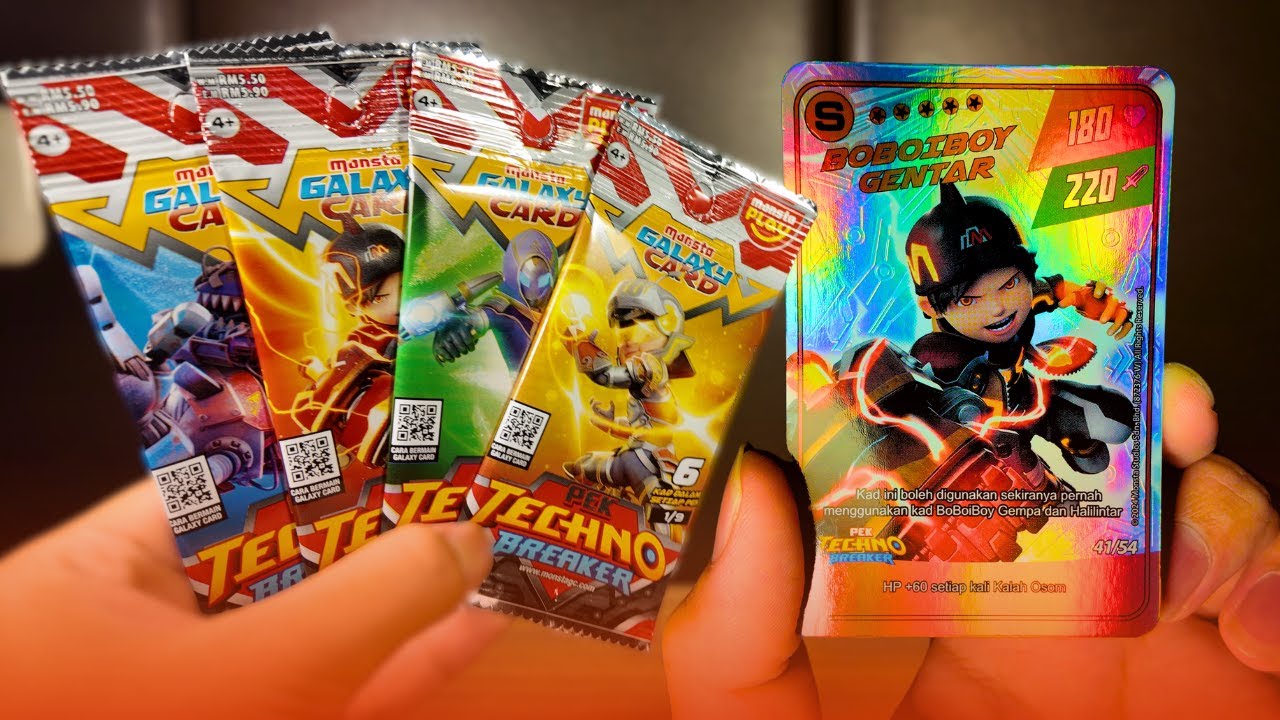 Unboxing PEK TECHNO BREAKER Monsta Galaxy Card | HayooTebak274 - YouTube