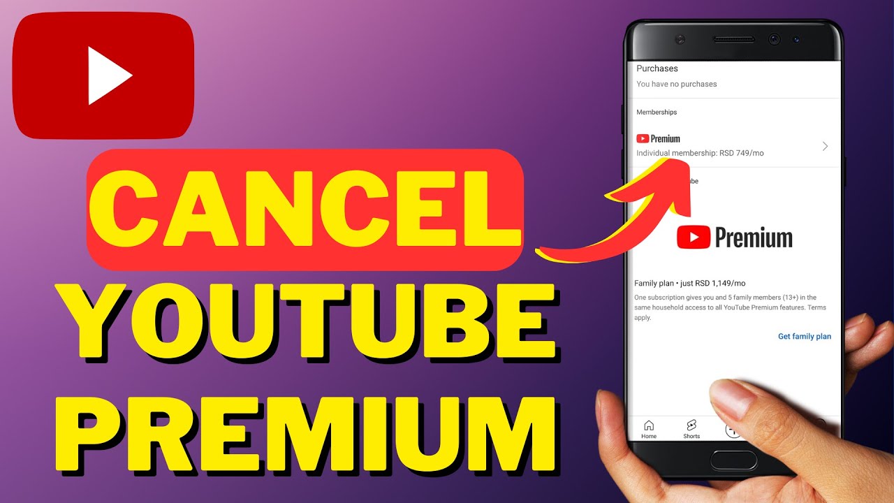 How To Cancel YouTube Premium Subscription Or Free Trial - YouTube
