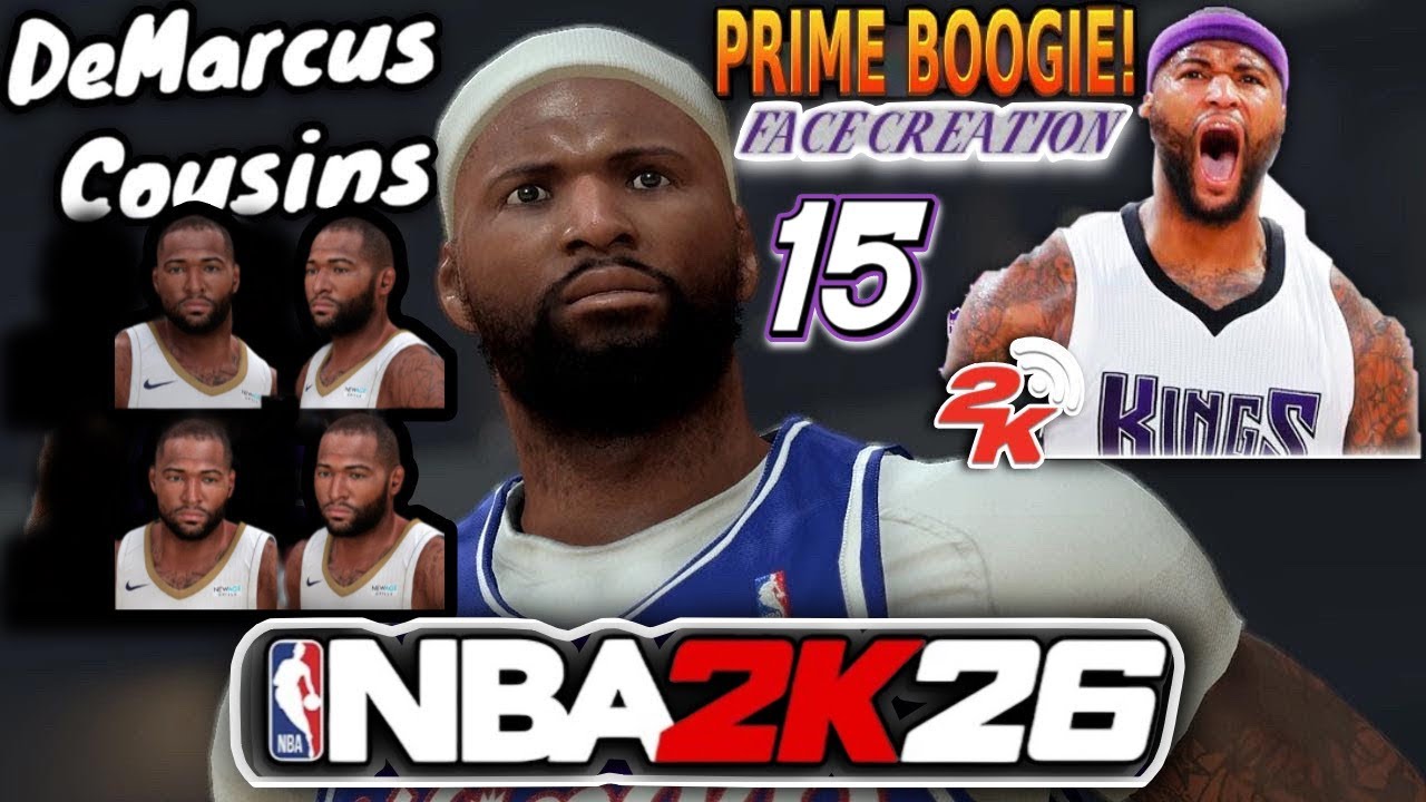 Demarcus Cousins Face Creation 2K26 - *BEST* Demarcus Cousins Face ...