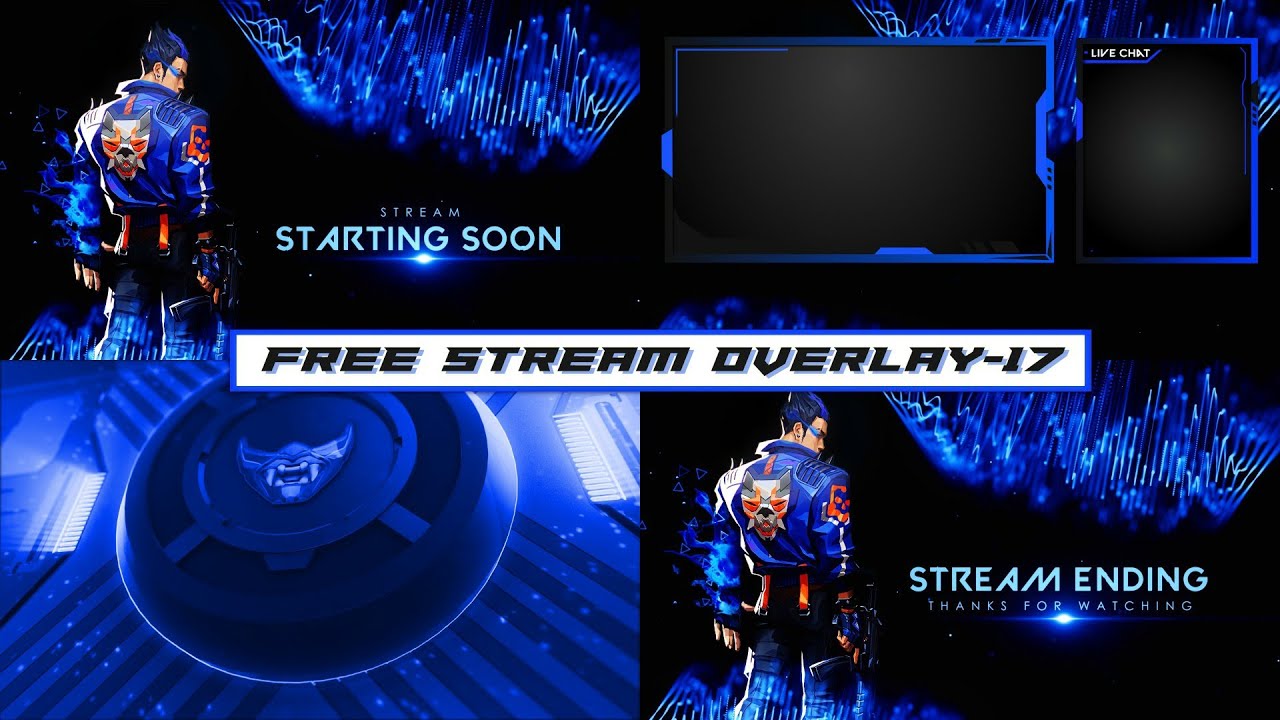 "Yoru Valorant" Free Stream Overlay | Free Valorant Animated OBS ...