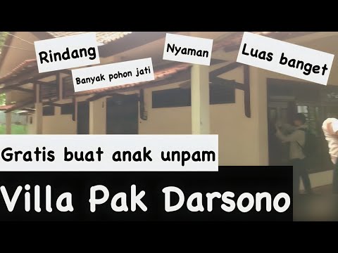 VILLA PAK DARSONO | GRATIS BUAT ANAK UNPAM - YouTube