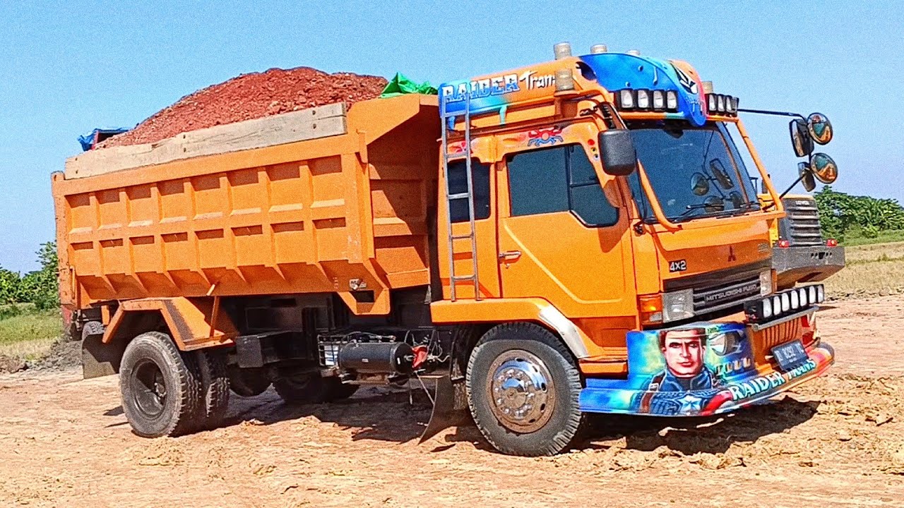 Dump Truk Proyek MoncongLoe Rombongan Jomplang Muatan Full Bak Tanah ...