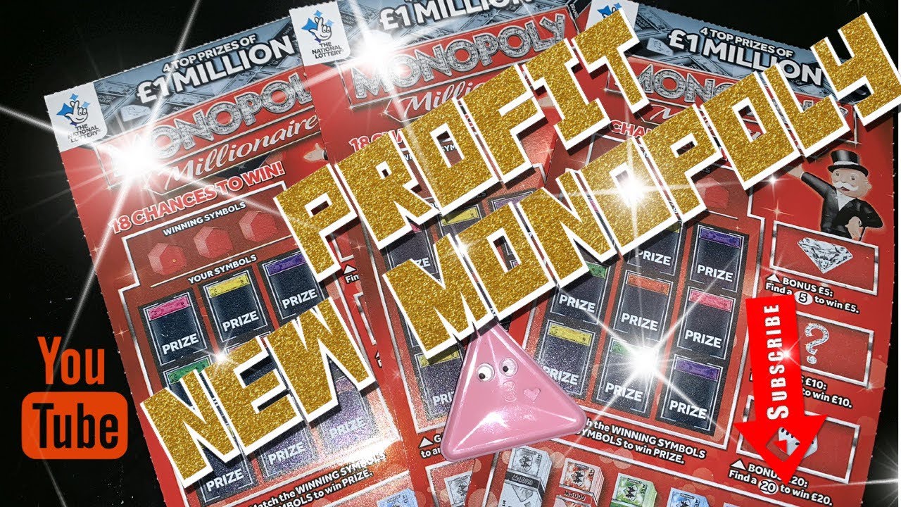 PROFIT New Monopoly Millionaire Scratch Cards WIN - YouTube