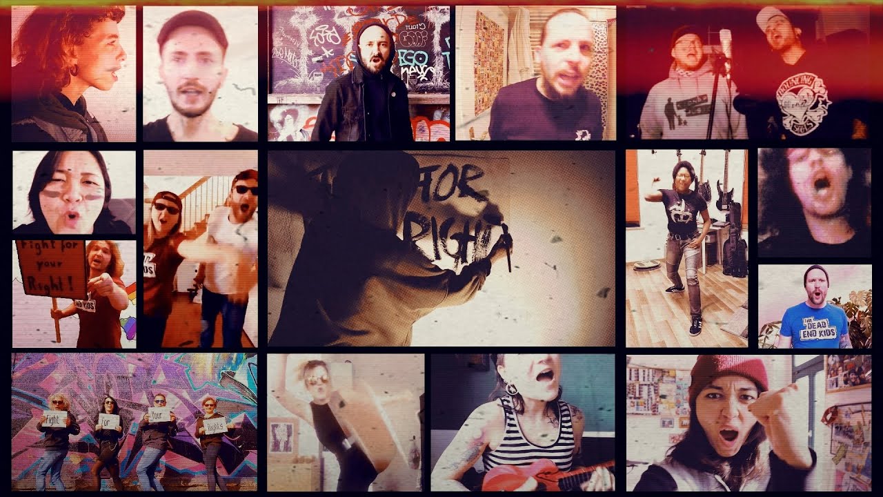 The Dead End Kids - Fight For Your Rights (official quarantine video ...