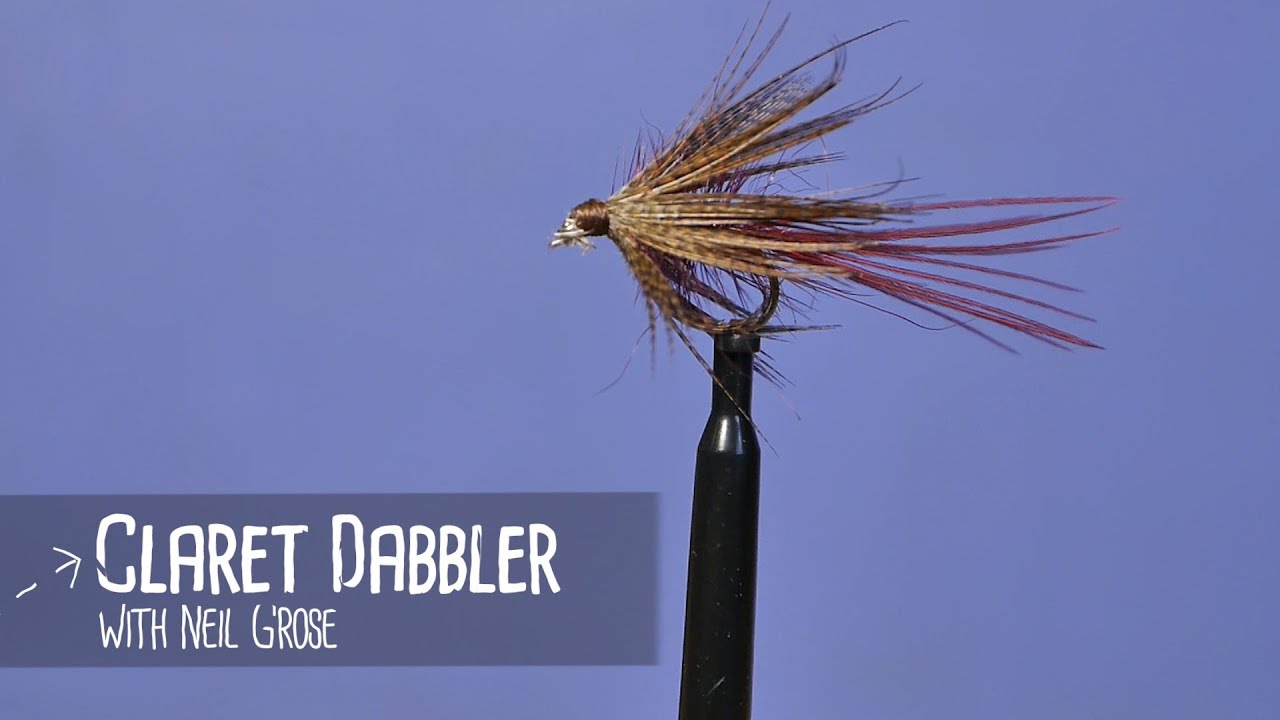 Claret Dabbler Fly - YouTube