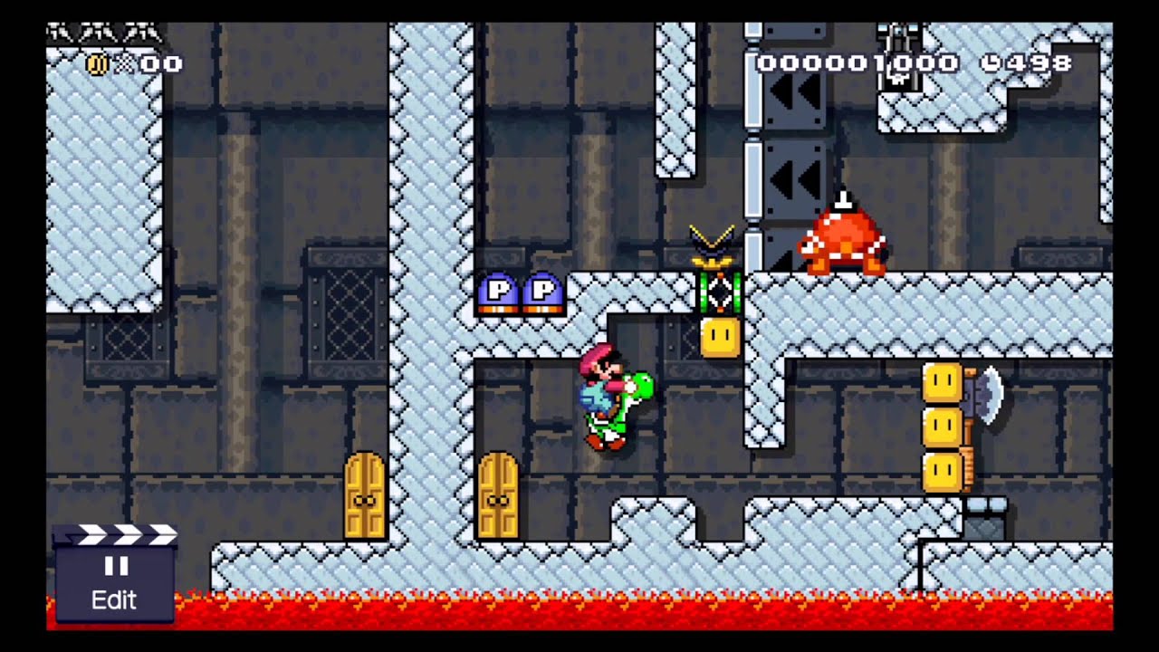 Mario Maker: Phantom Muncher Glitch - YouTube