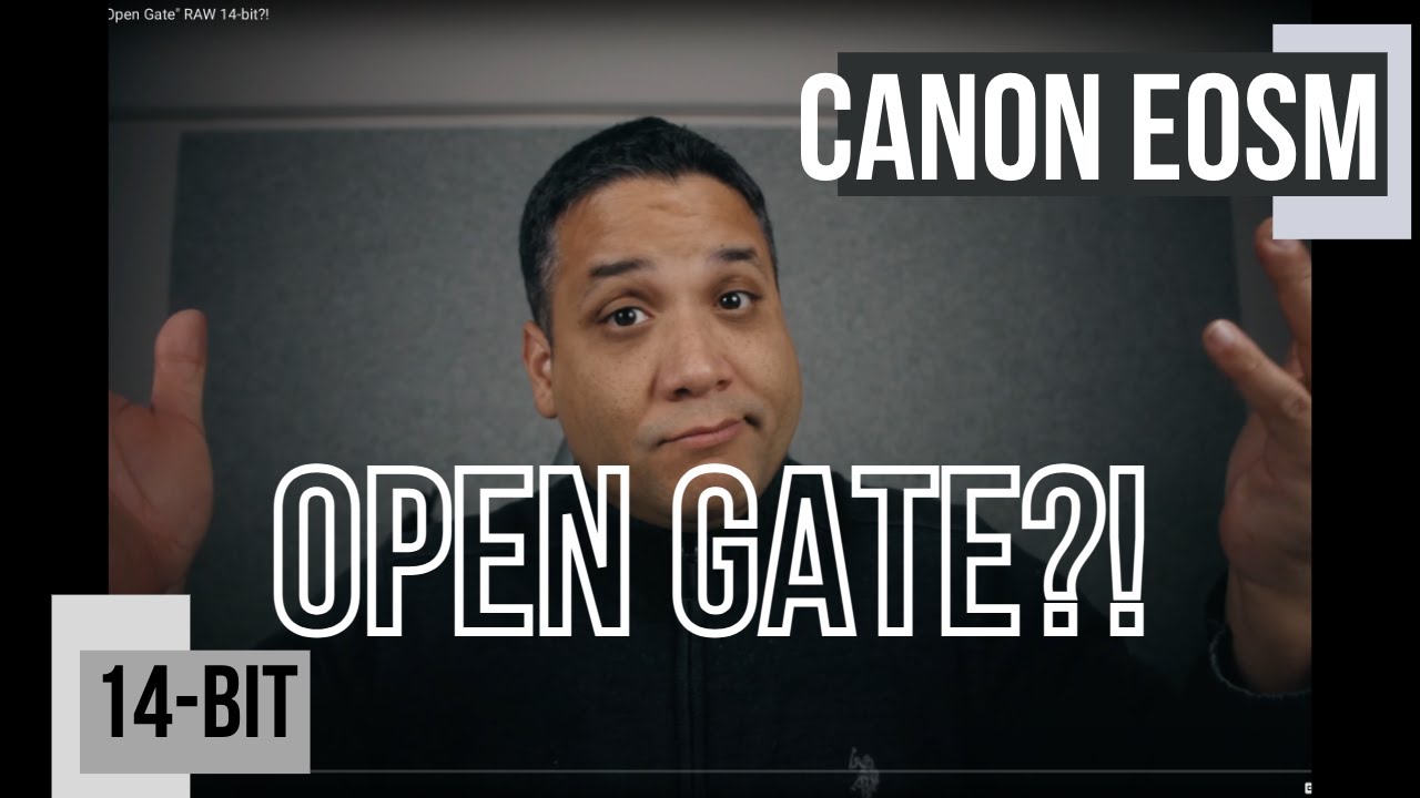 Canon EOS-M "Open Gate" RAW 14-bit?! - YouTube