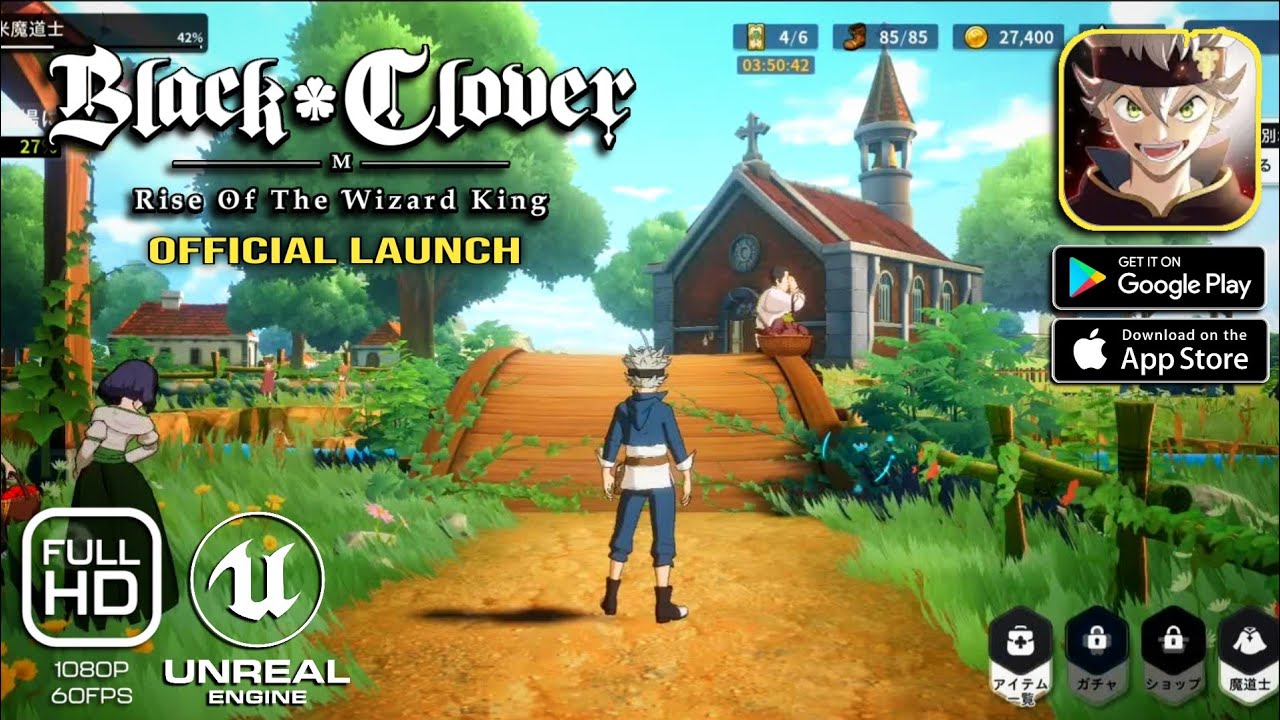Black Clover M - Official Launch Gameplay UltraGraphics 60FPS (Download ...