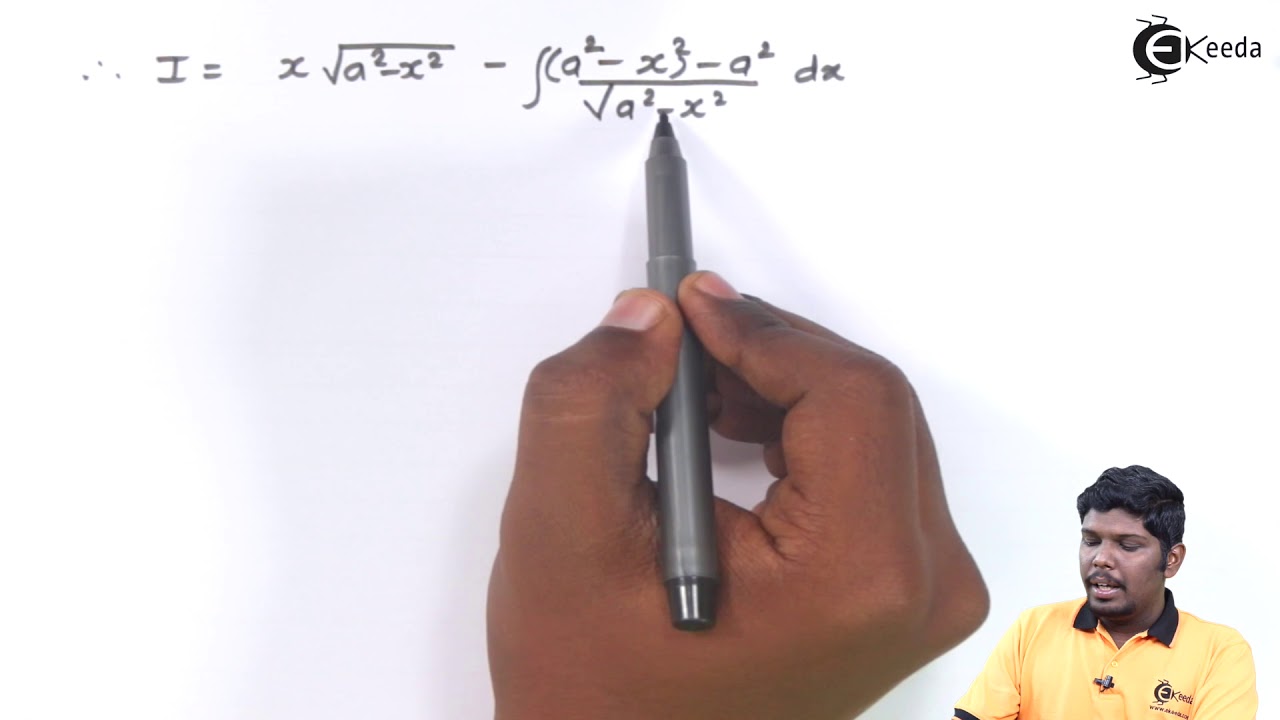 Proof on ∫ √(𝑎2−𝑥2) 𝑑𝑥 - Integration - Diploma Maths - 2 - YouTube