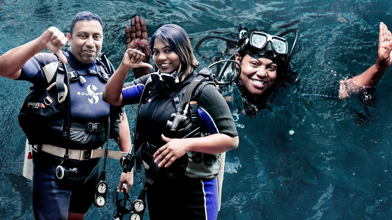 വെള്ളത്തിനടിയിൽ എന്‍റെ ഒരു ദിവസം | Scuba Diving Vlog | Sayanora Philip - YouTube