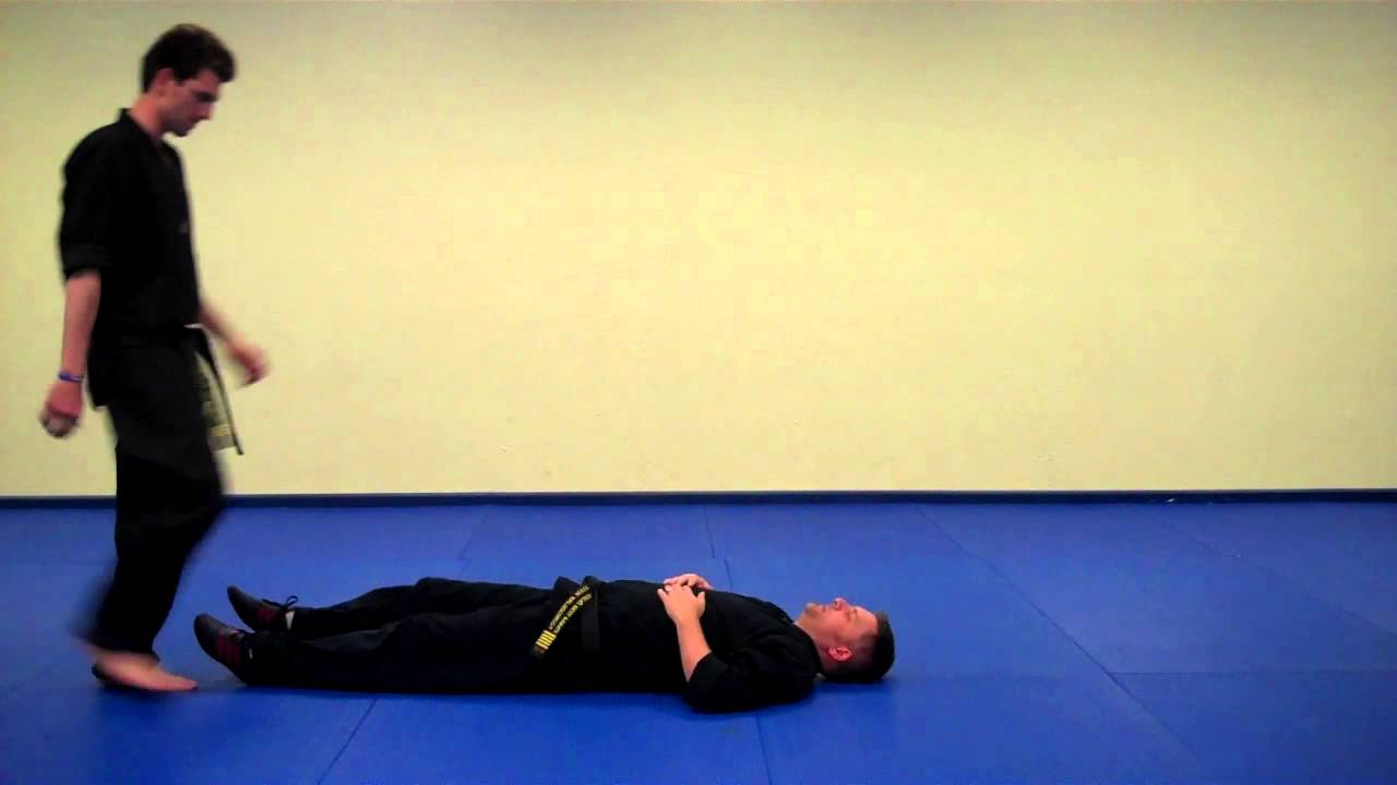 Vision Martial Arts: Self Defense 5 - Floor Choke - YouTube