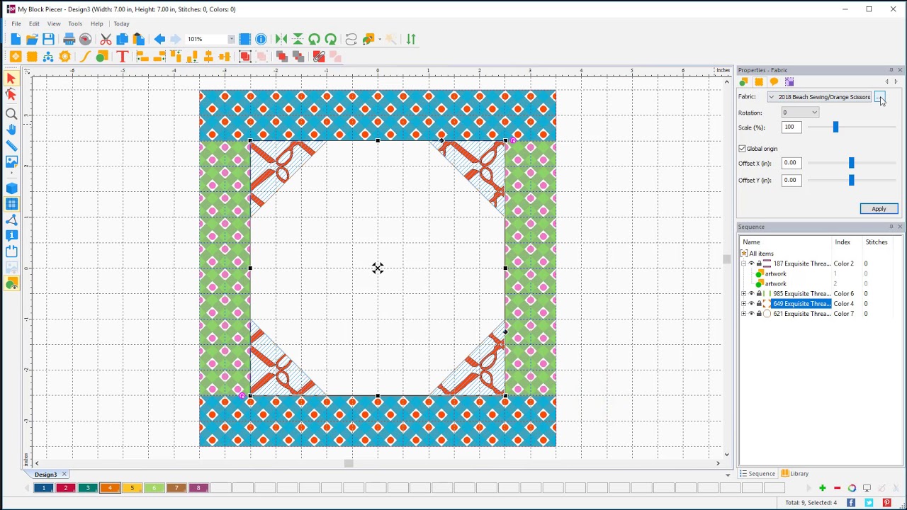 Block of the Month - 04 Pieced Octagon - YouTube
