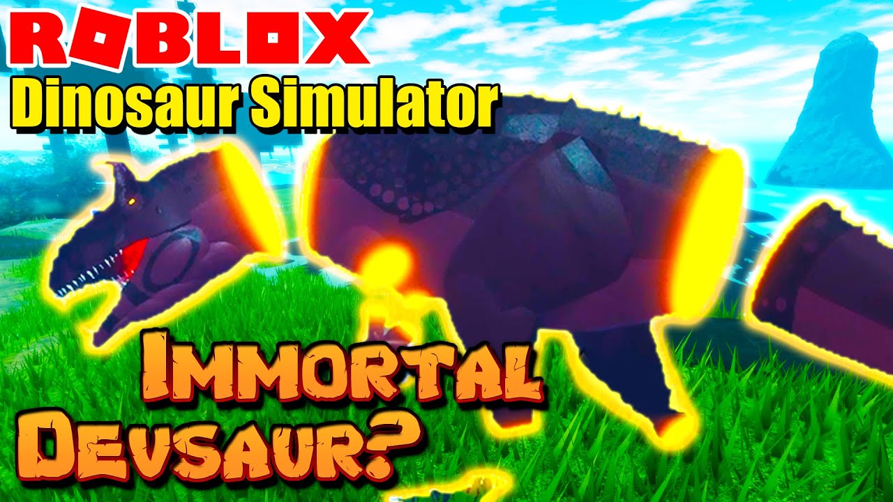 Roblox Dinosaur Simulator - Killing NEW Devsaur Ultimallosaurus! The ...