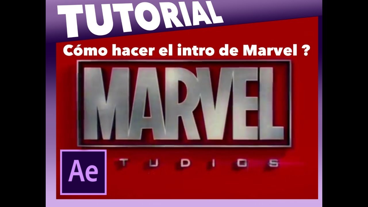 como hacer el intro de marvel con affter efects - YouTube
