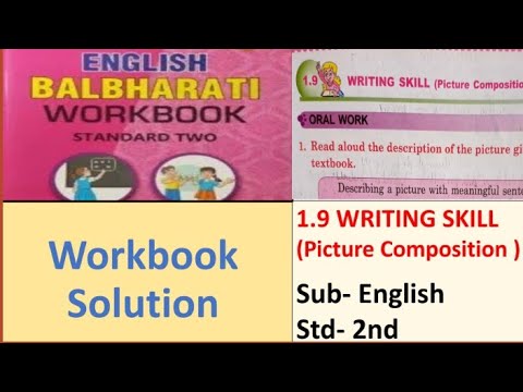 1.9 WRITING SKILL (Picture Composition) / Workbook Solution/ Question ...