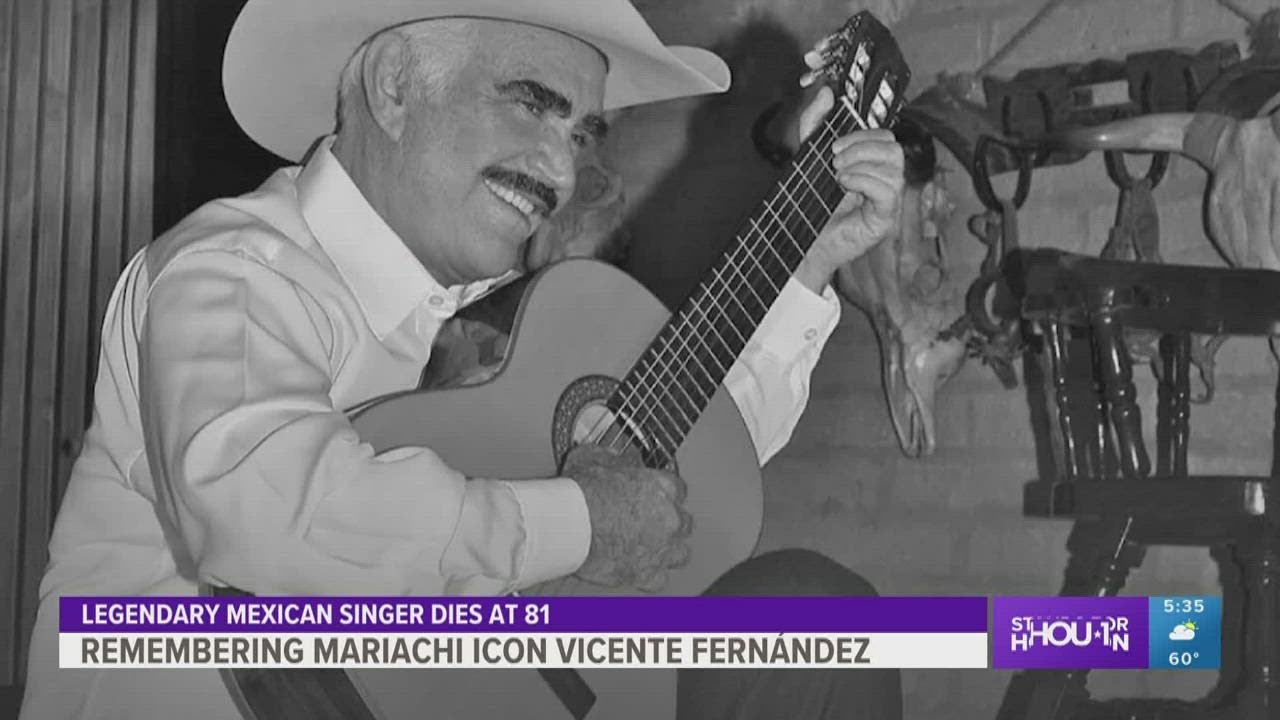 Vicente Fernández, legendary Mexican singer, dead at 81 - YouTube