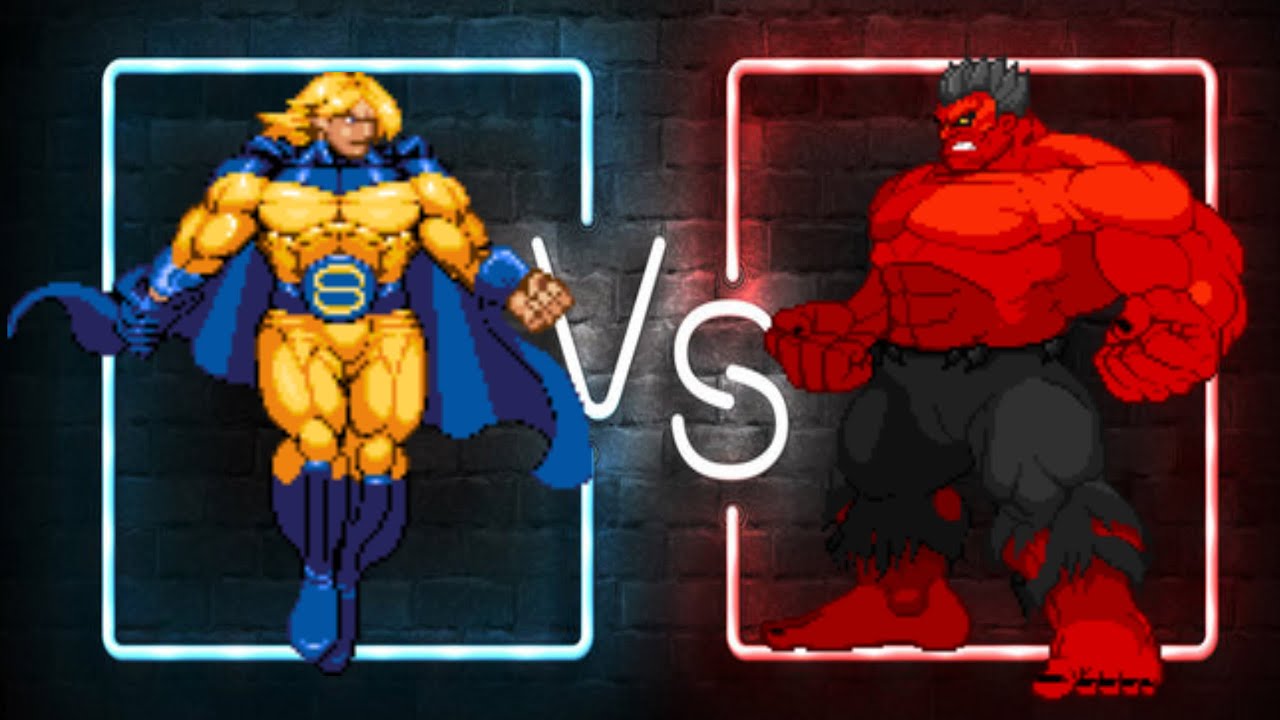 Sentry vs Red Hulk (Mugen Underground) - YouTube