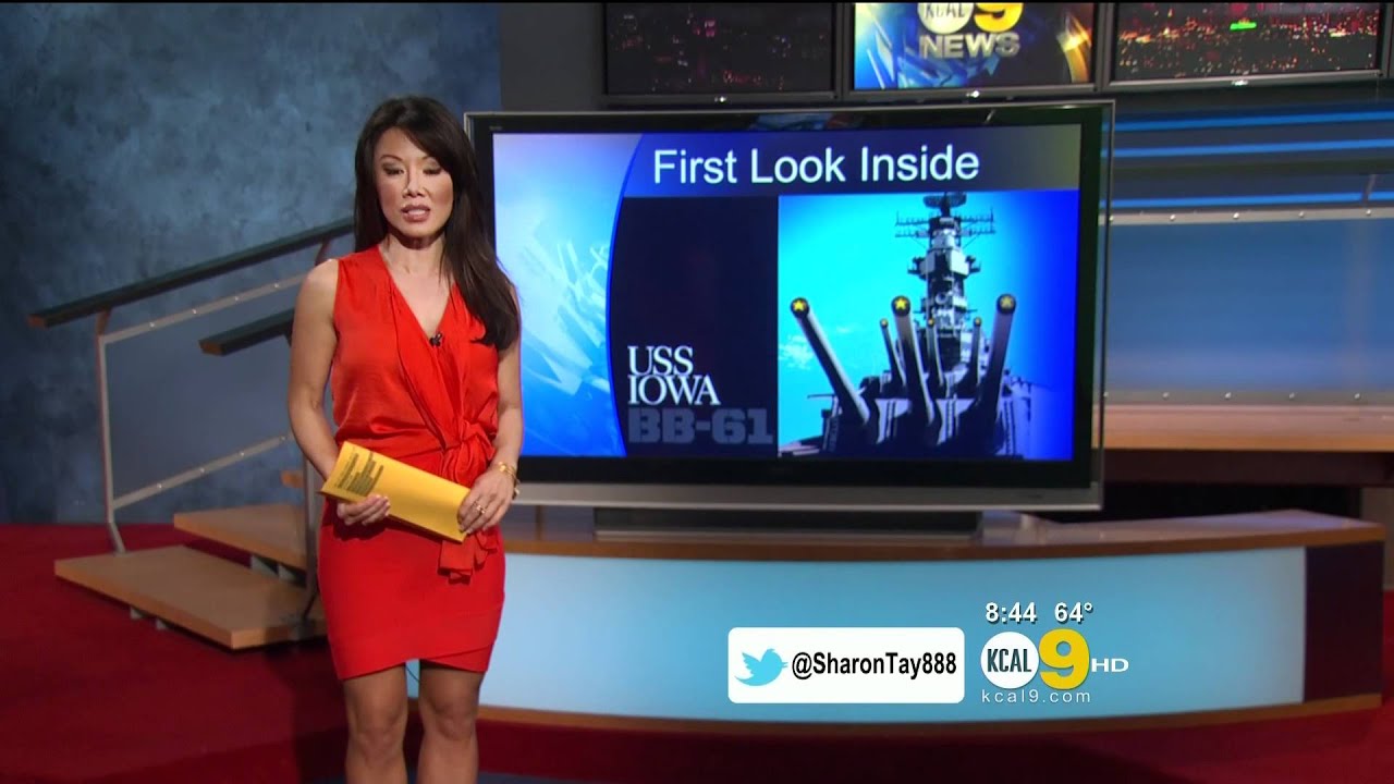 Sharon Tay 2012/06/08 KCAL9 HD; Red dress - YouTube