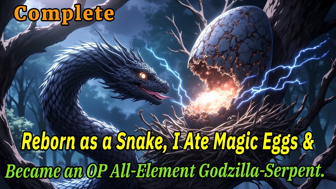 Reborn as a Snake, I Ate Magic Eggs & Became an OP All-Element Godzilla ...