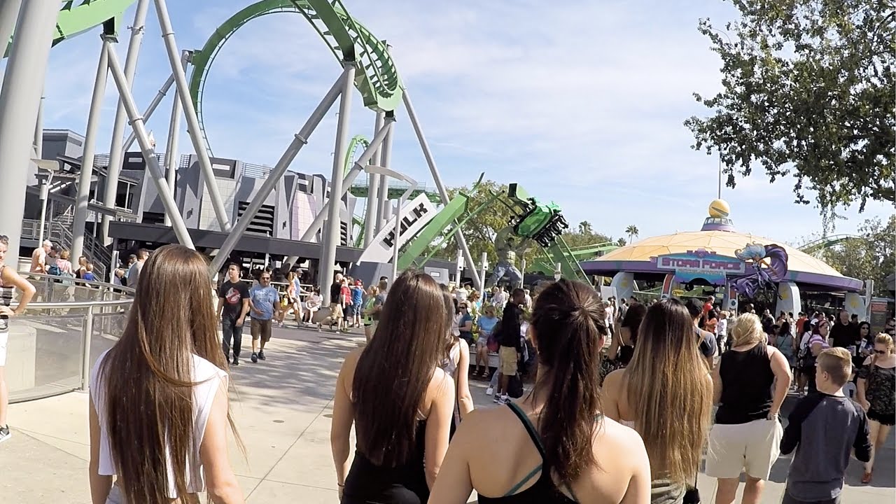 HOT GIRLS VS ROLLER COASTER - YouTube