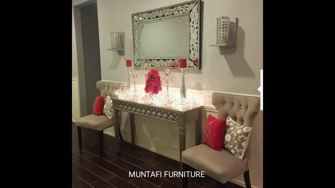 100 latest console table design with mirror for wall highlighting, How ...
