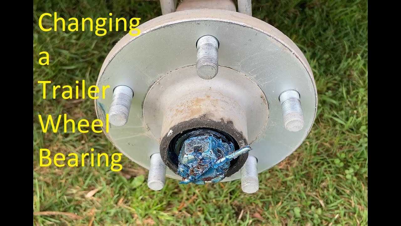 A rattly wheel bearing - how to replace - YouTube