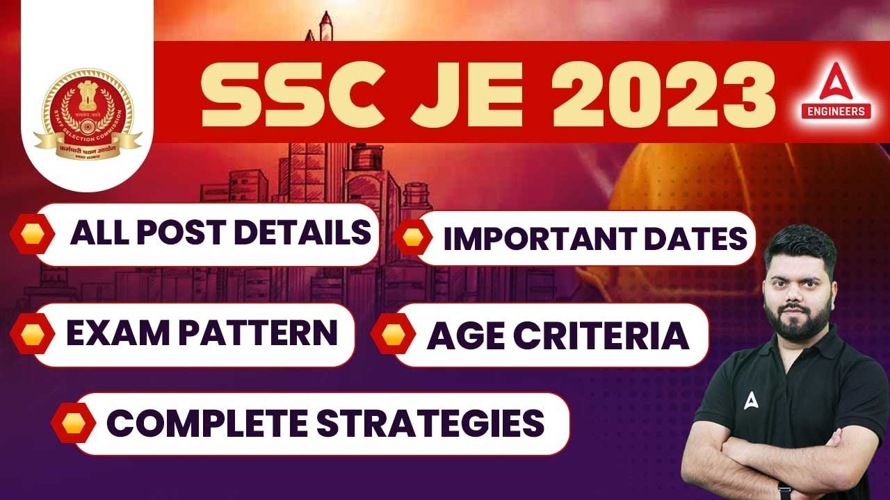 SSC JE 2023 Notification | SSC JE Vacancy | Syllabus | Exam Pattern ...