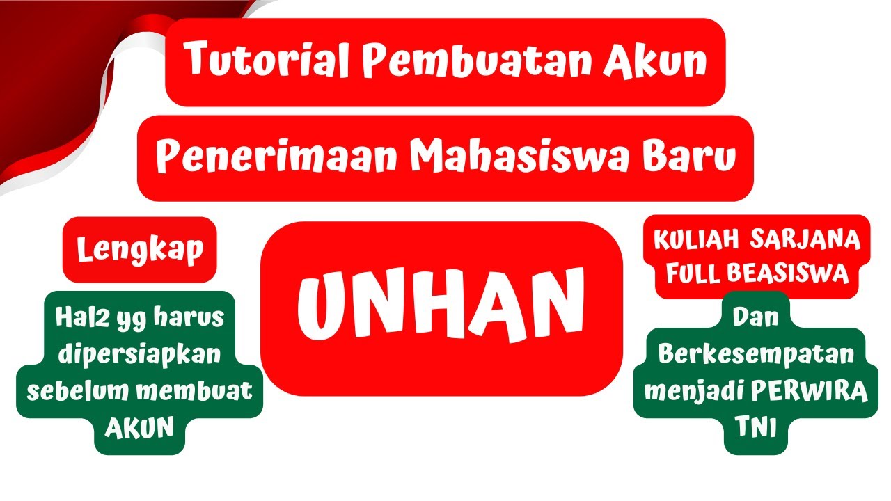 Tutorial buat AKUN UNHAN lengkap. Penerimaan Mahasiswa Baru UNHAN ...