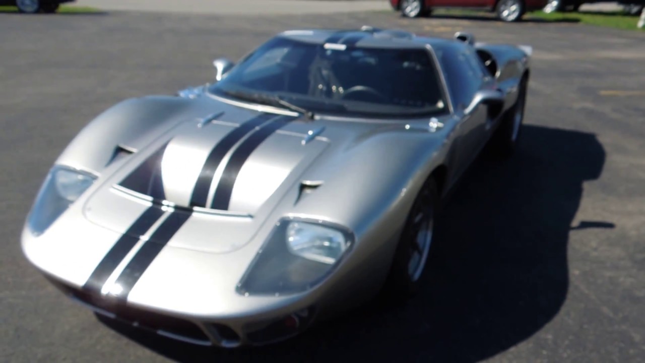 1966 Ford GT40 MKII Silver 351 Windsor ZF 5-SP - YouTube