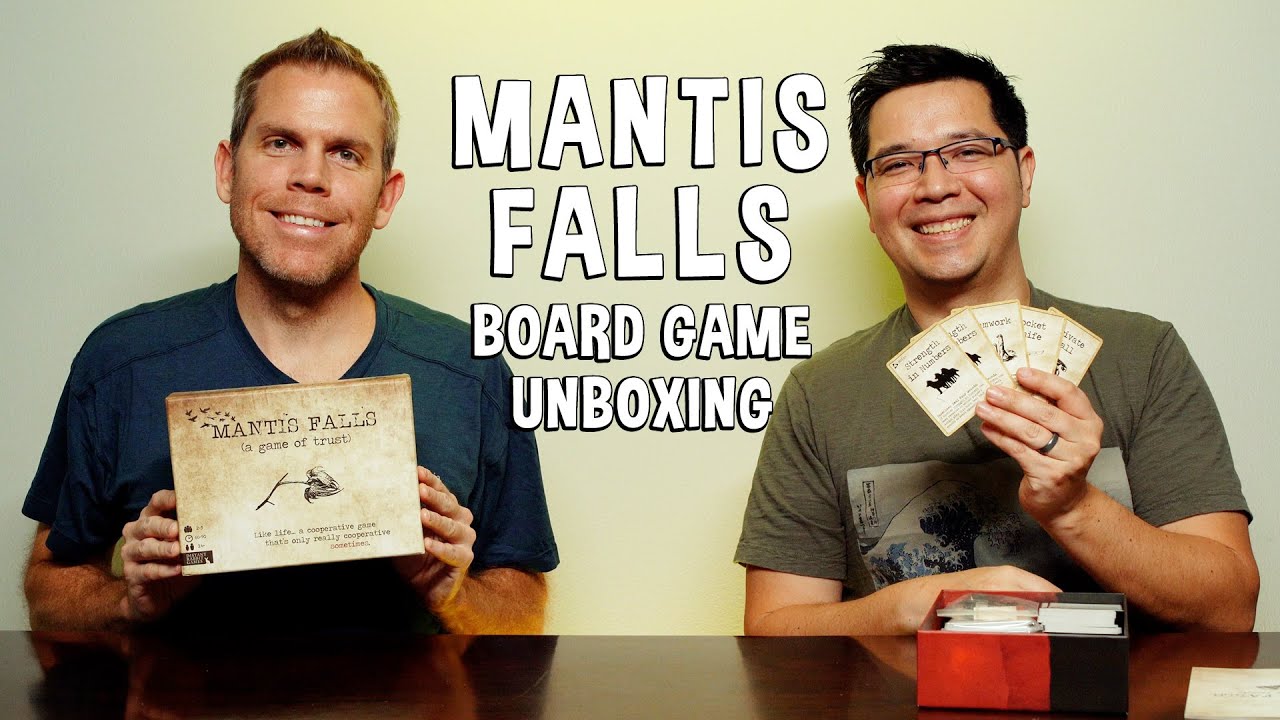 Unboxing Mantis Falls - A "Sometimes Cooperative" Board Game - YouTube